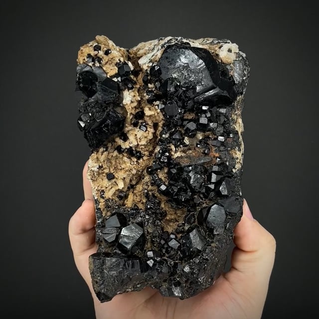 Uvite Tourmaline with Quartz - historic USA locale | Power's Farm ...