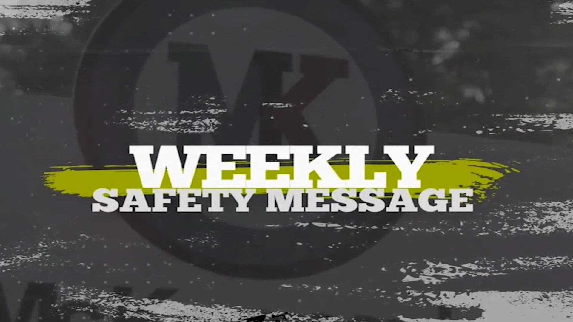 Weekly Safety Message April 24 2023 on Vimeo