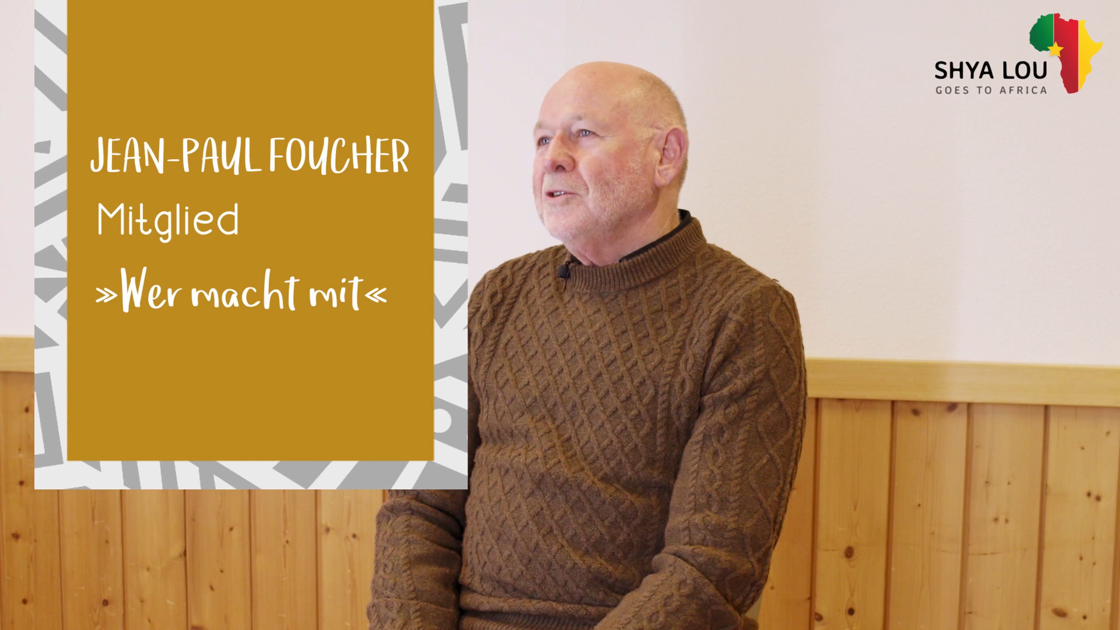 Jean-Paul Foucher – Wer macht mit on Vimeo
