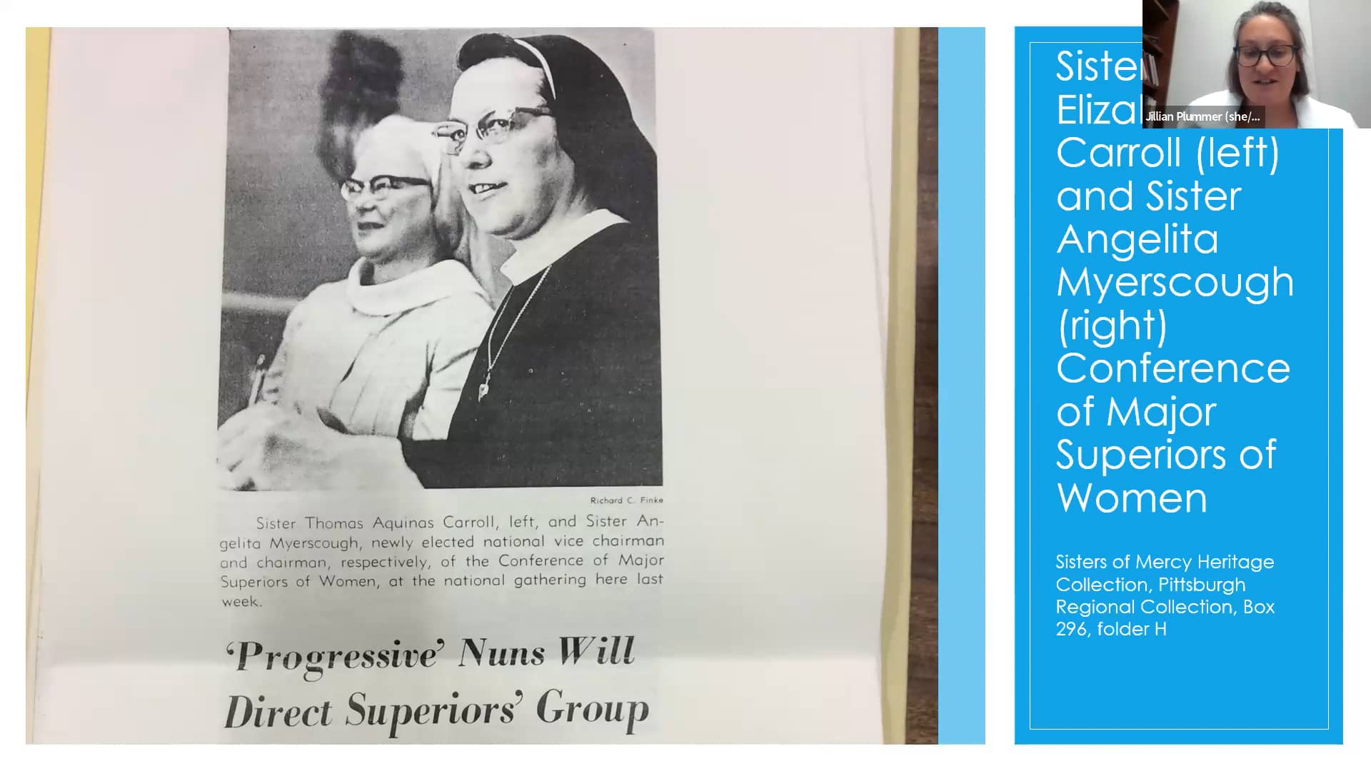 Dr. Jill Plummer, Ph.D., on "The Formation of a Catholic Feminist ...