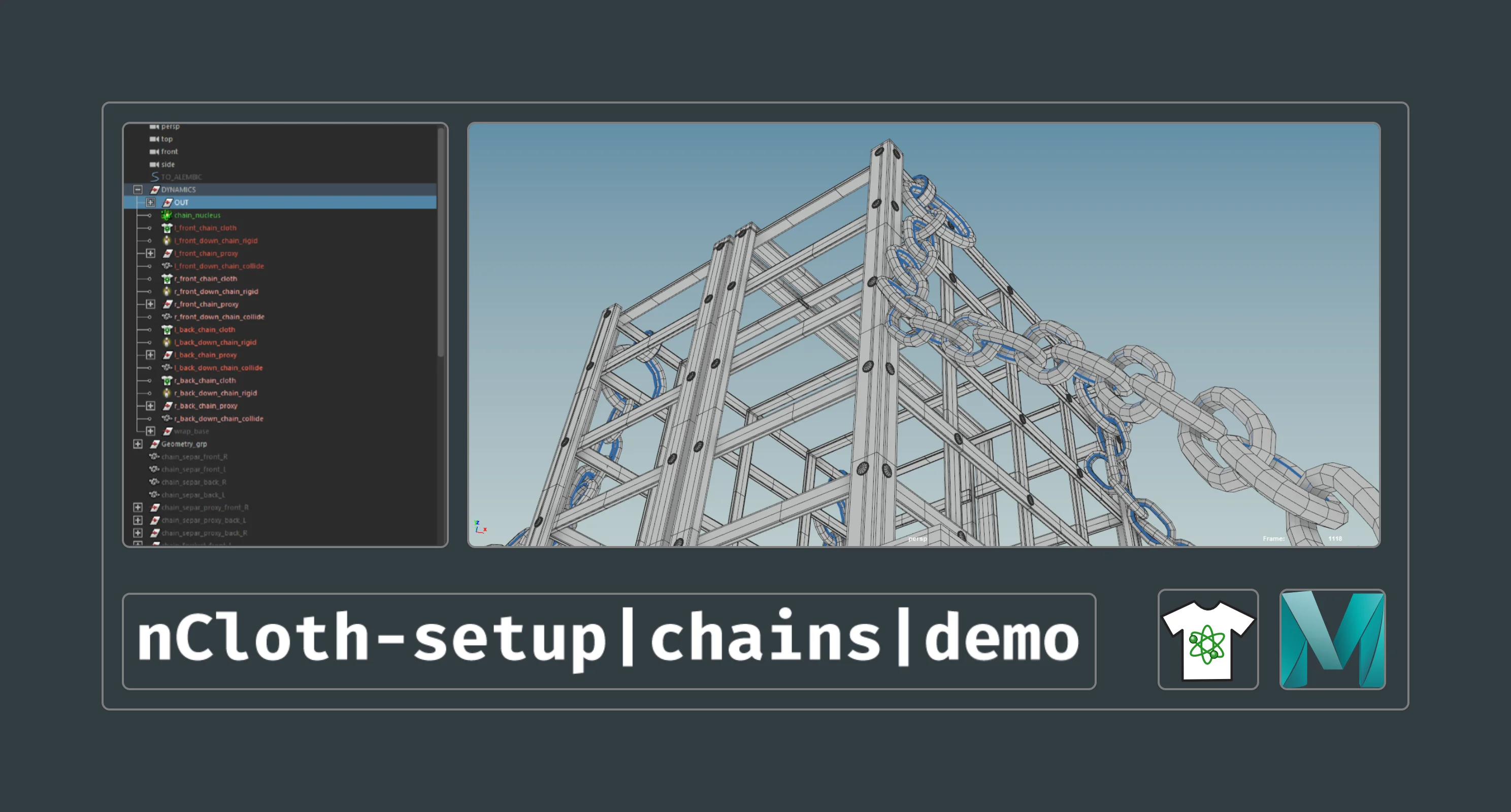 nCloth-setup chains on Vimeo