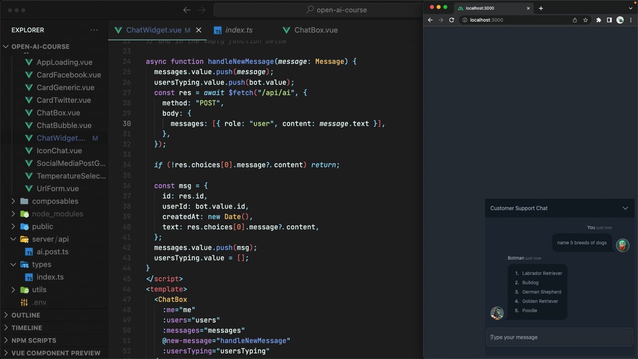 Build Your Own Vue.js Powered ChatGPT - A Vue.js Lesson From our... Build Your Own Vue.js Powered ChatGPT - A Vue.js Lesson From our...