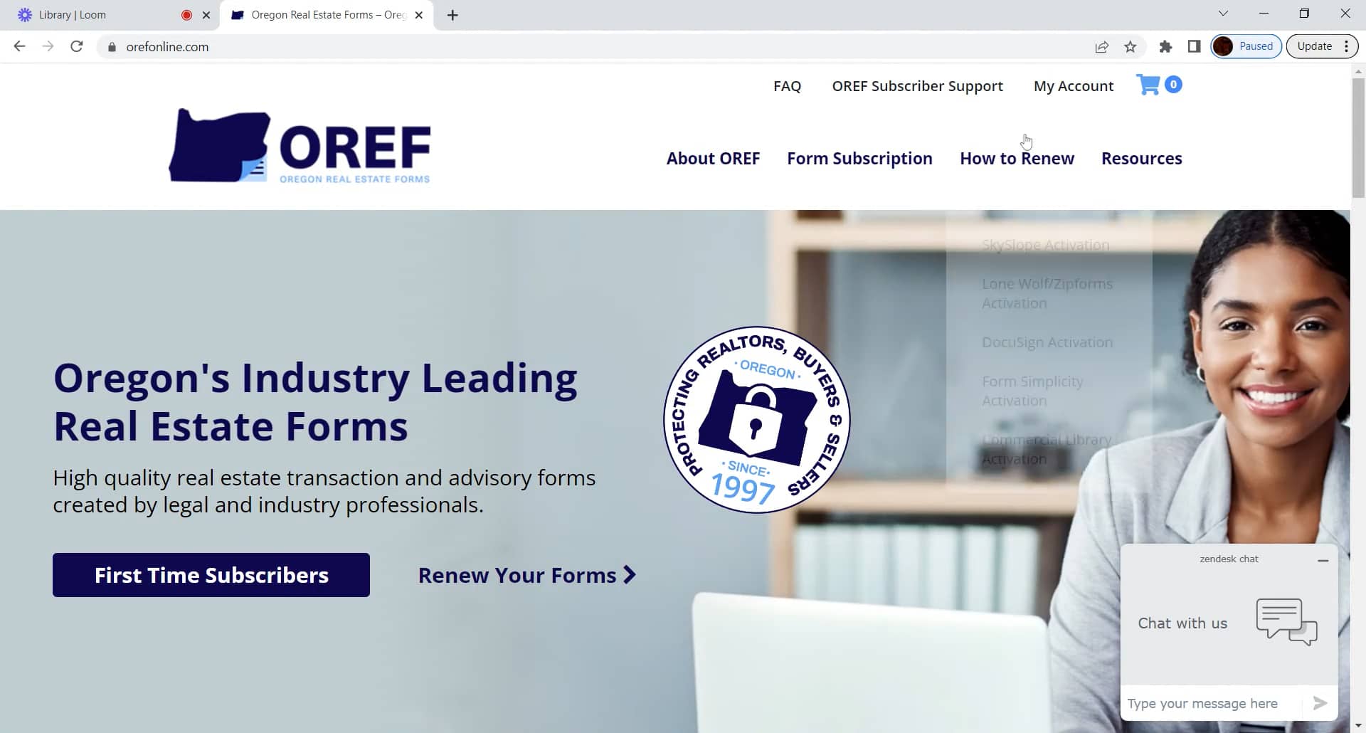 How To Purchase _ Renew OREF Subscription on Vimeo
