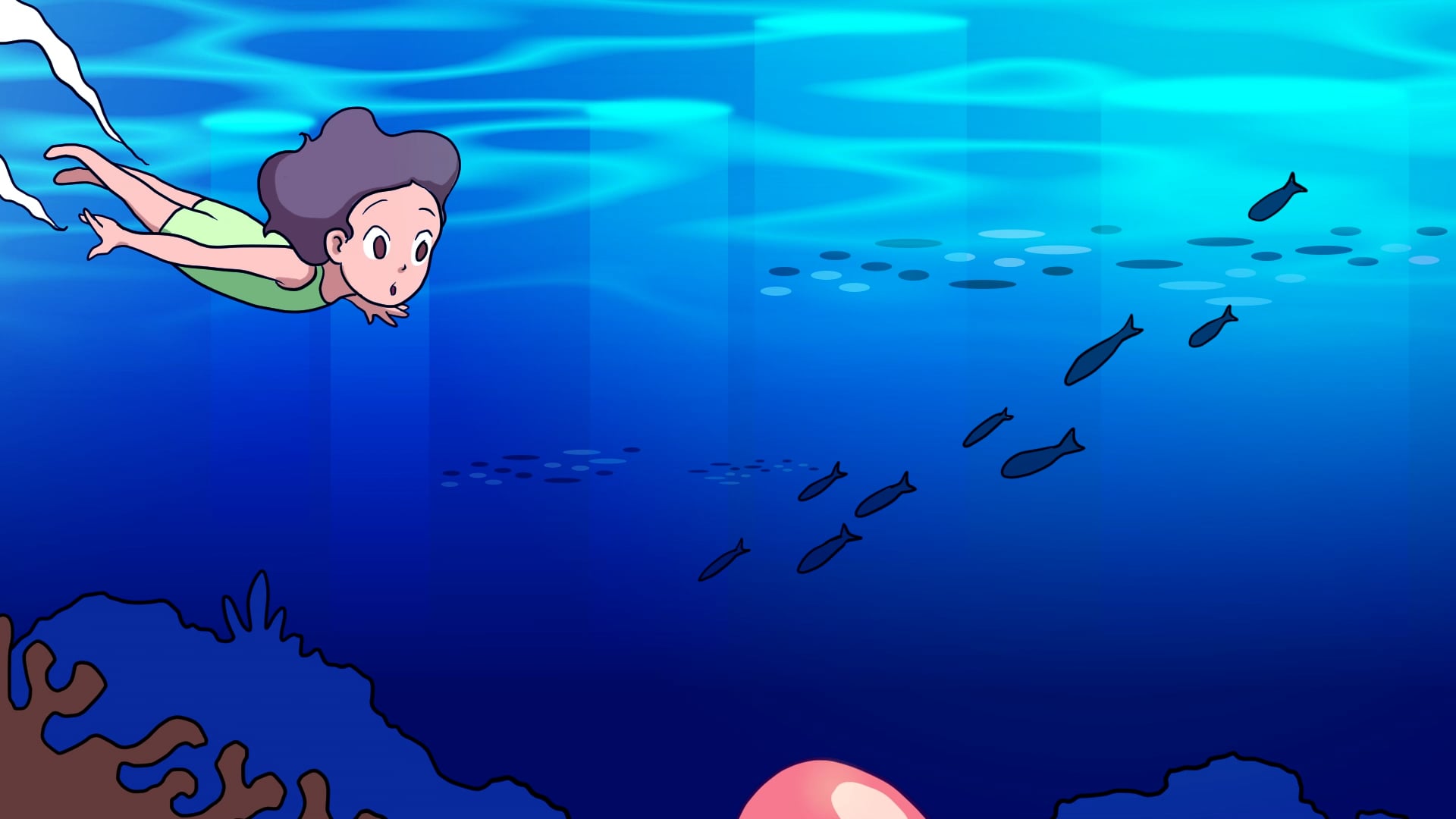 Girl Swimming Simple Animation on Vimeo