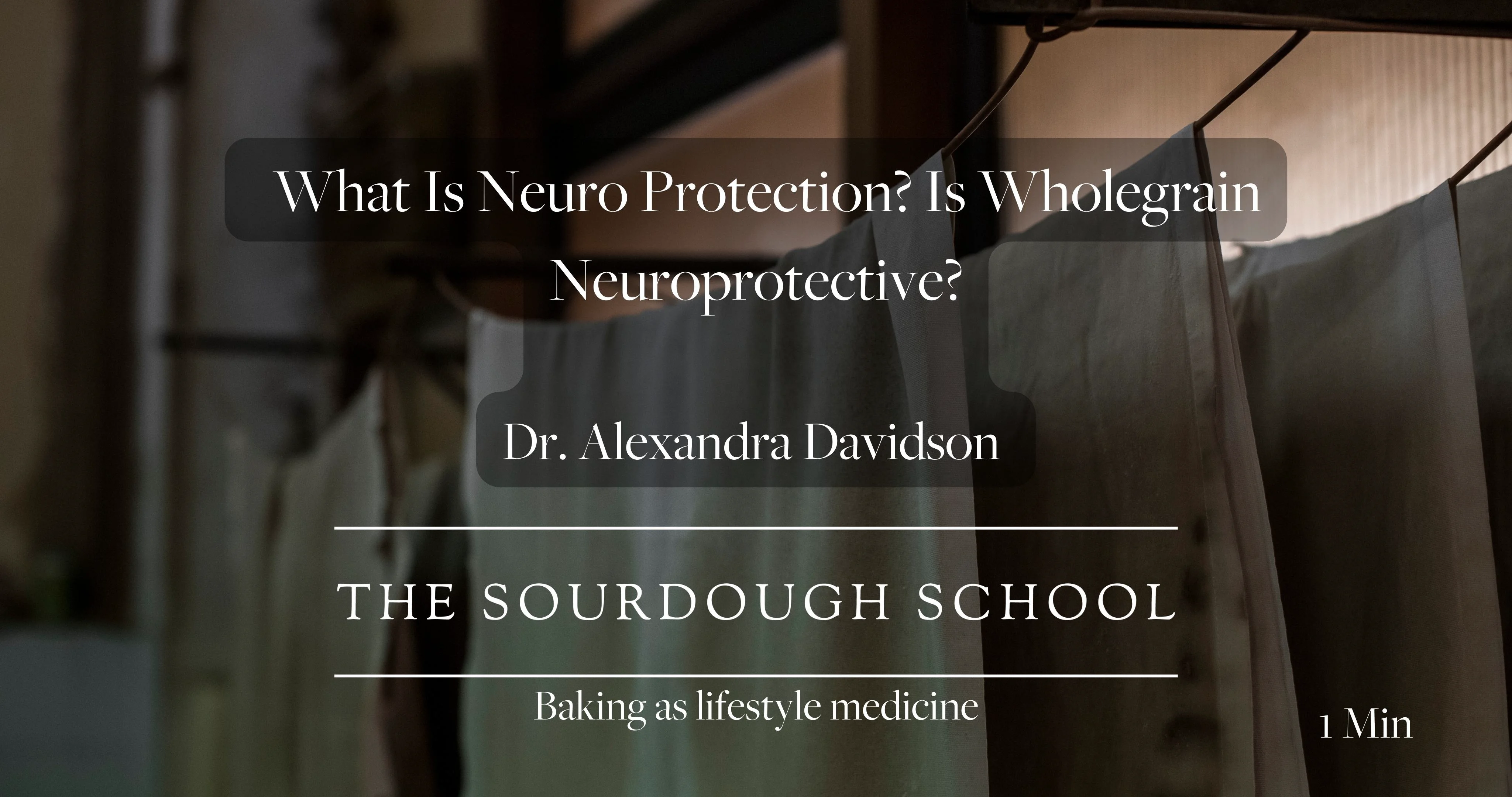 Is wholegrain neuroprotective and what is neuro protection? on Vimeo
