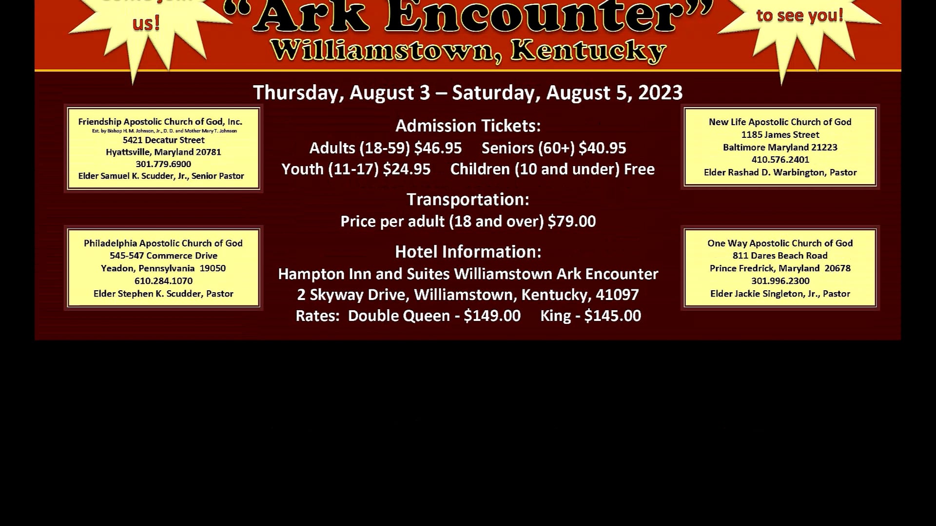 2023 SUNDAY SCHOOL SPRING QUARTER WEEK 8 on Vimeo