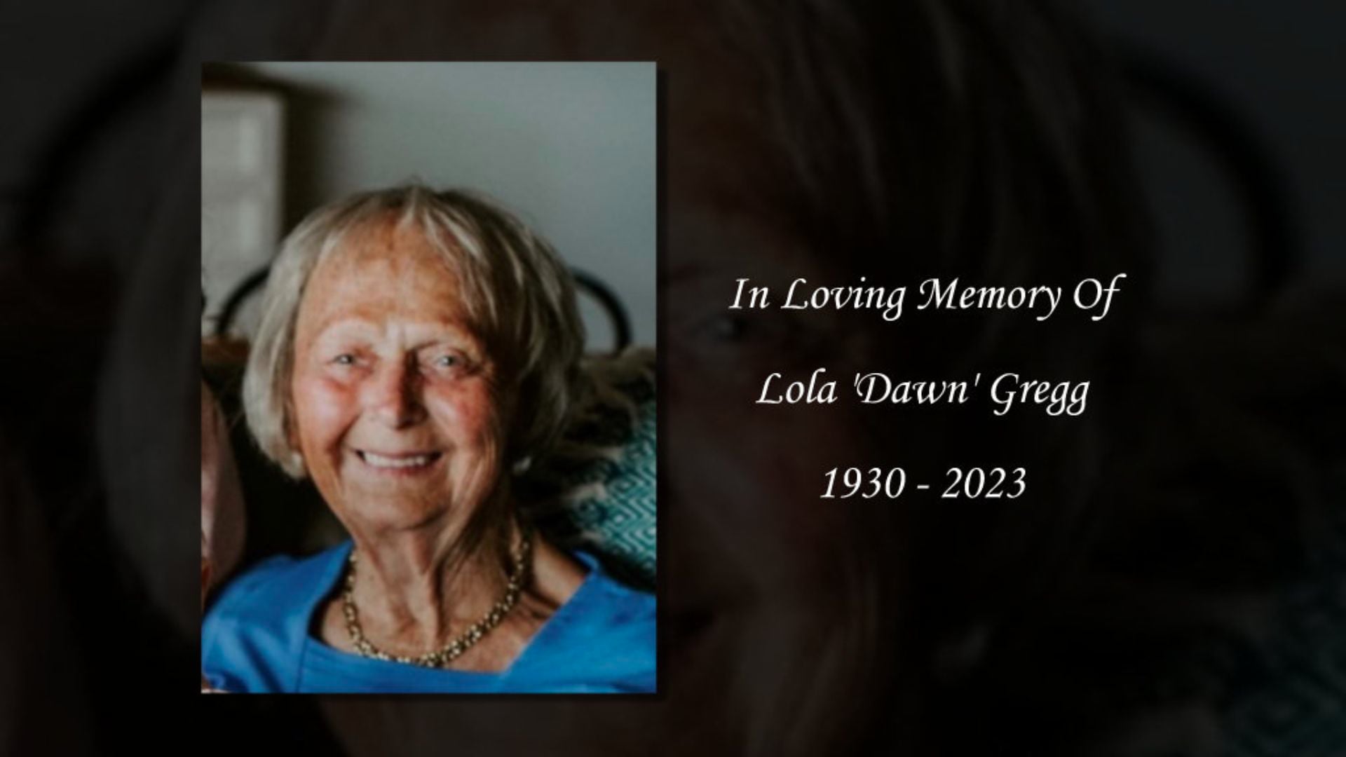 Dawn Gregg Cemetery Service on Vimeo