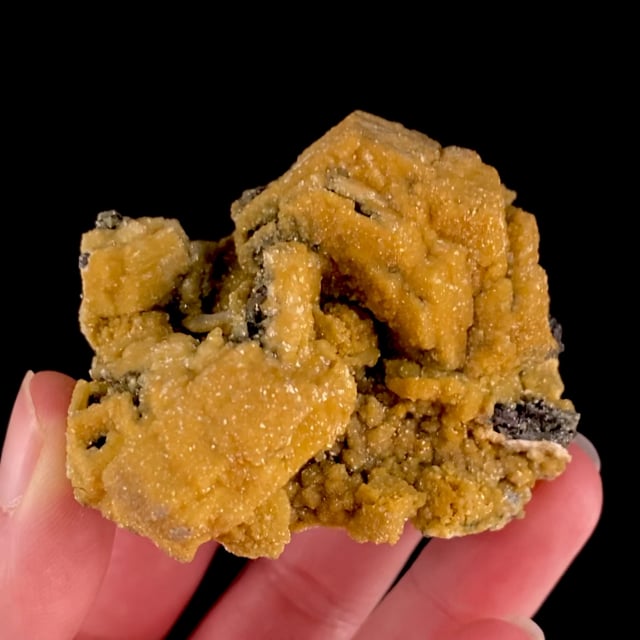 Siderite pseudomorph after Pyrrhotite on Galena | Turt Mine, Turt ...