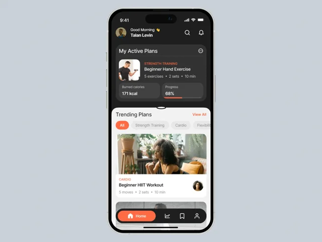 Fitness Mobile Ui