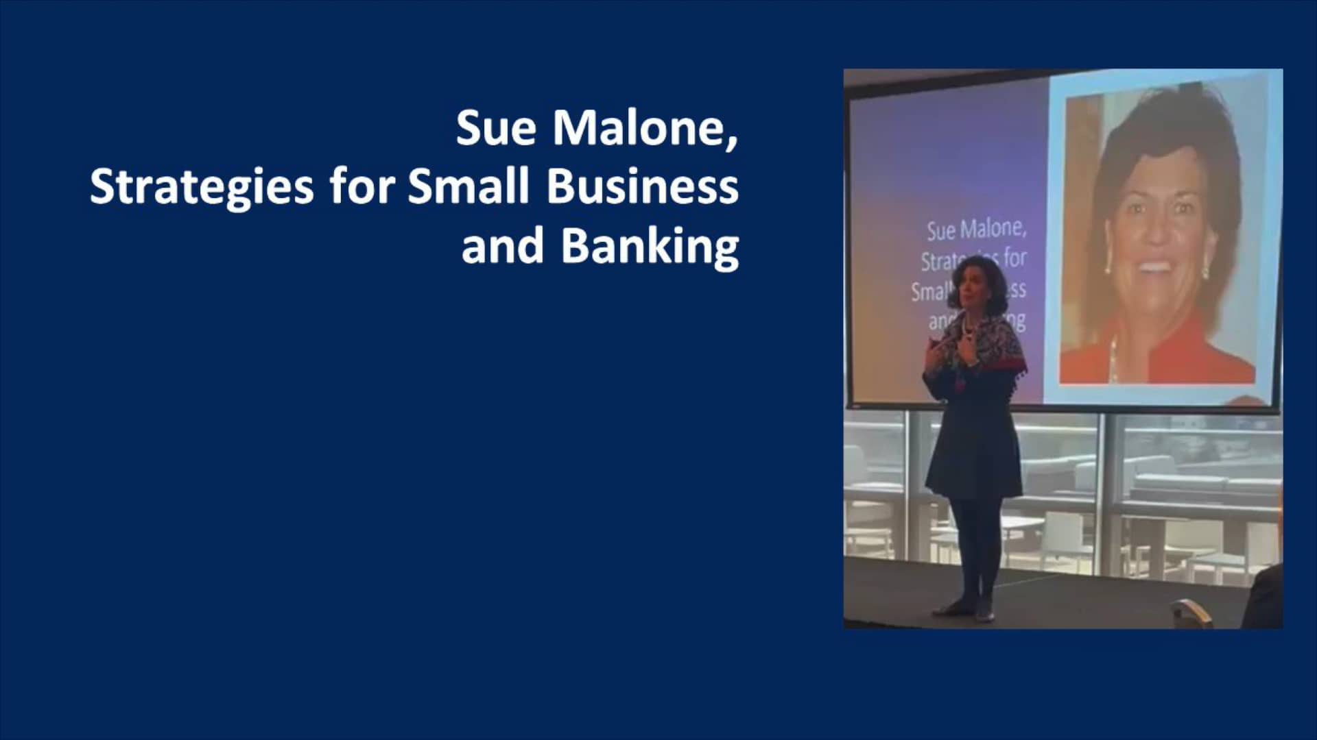 Sue Malone - Investor/Lender - Strategies for Small Business and ...