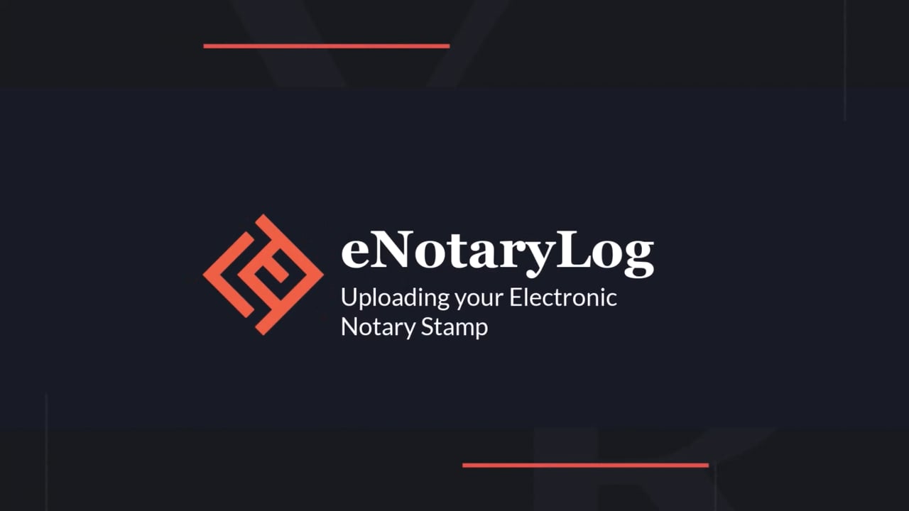 Uploading Your Electronic Notary Stamp on Vimeo