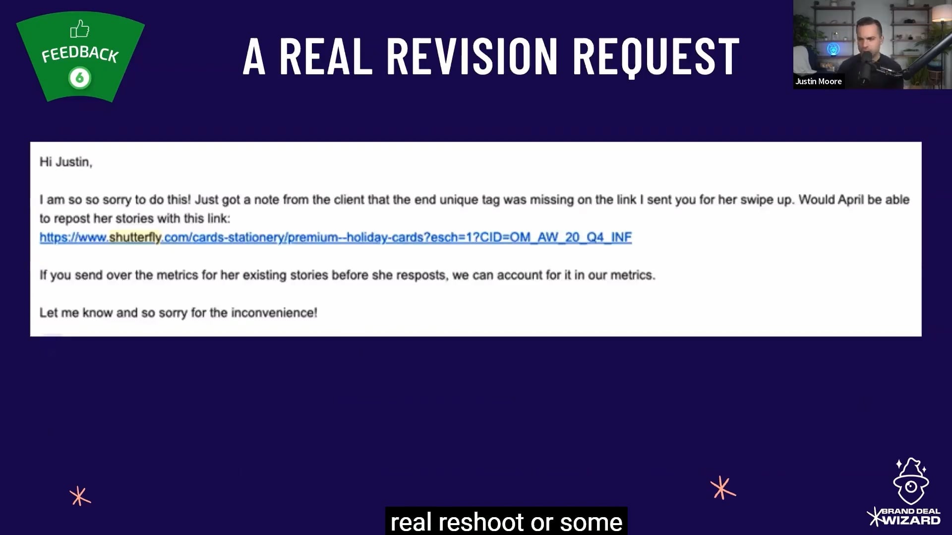 Real revision requests on Vimeo