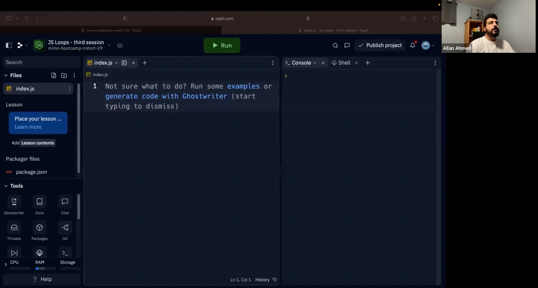 JavaScript Loops 2023-04-22 01:19:48 on Vimeo
