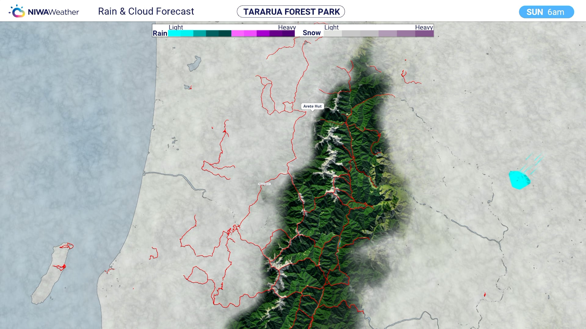 Tararua Forest Park Weather Outlook on Vimeo