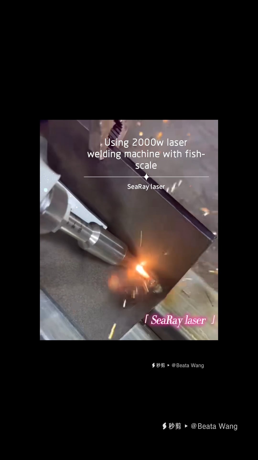 Using 2000w laser welding machine weld 5mm carbon steel on Vimeo