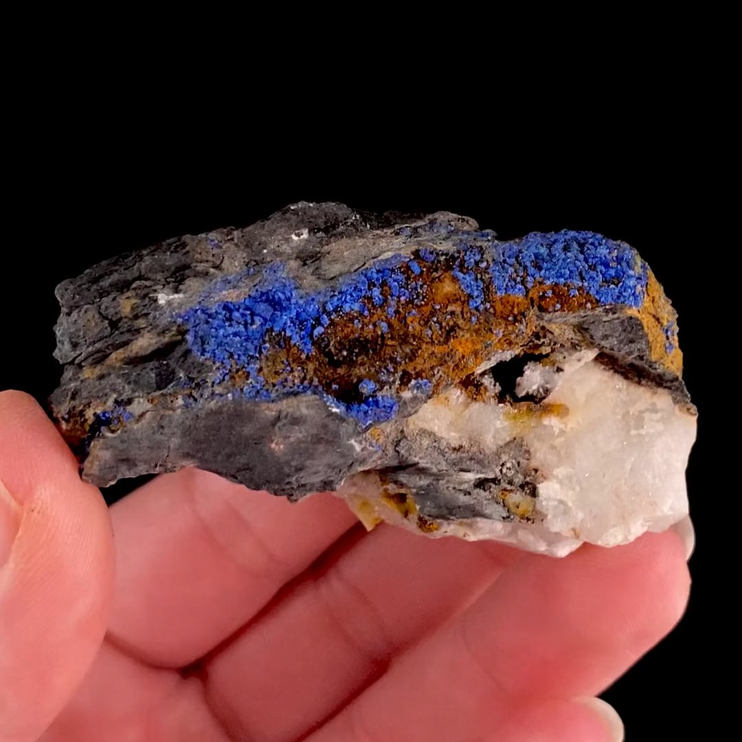 Azurite (uncommon locality) on Vimeo
