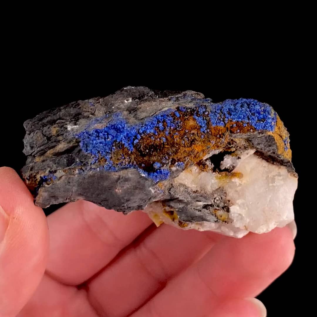 Azurite (uncommon locality) on Vimeo