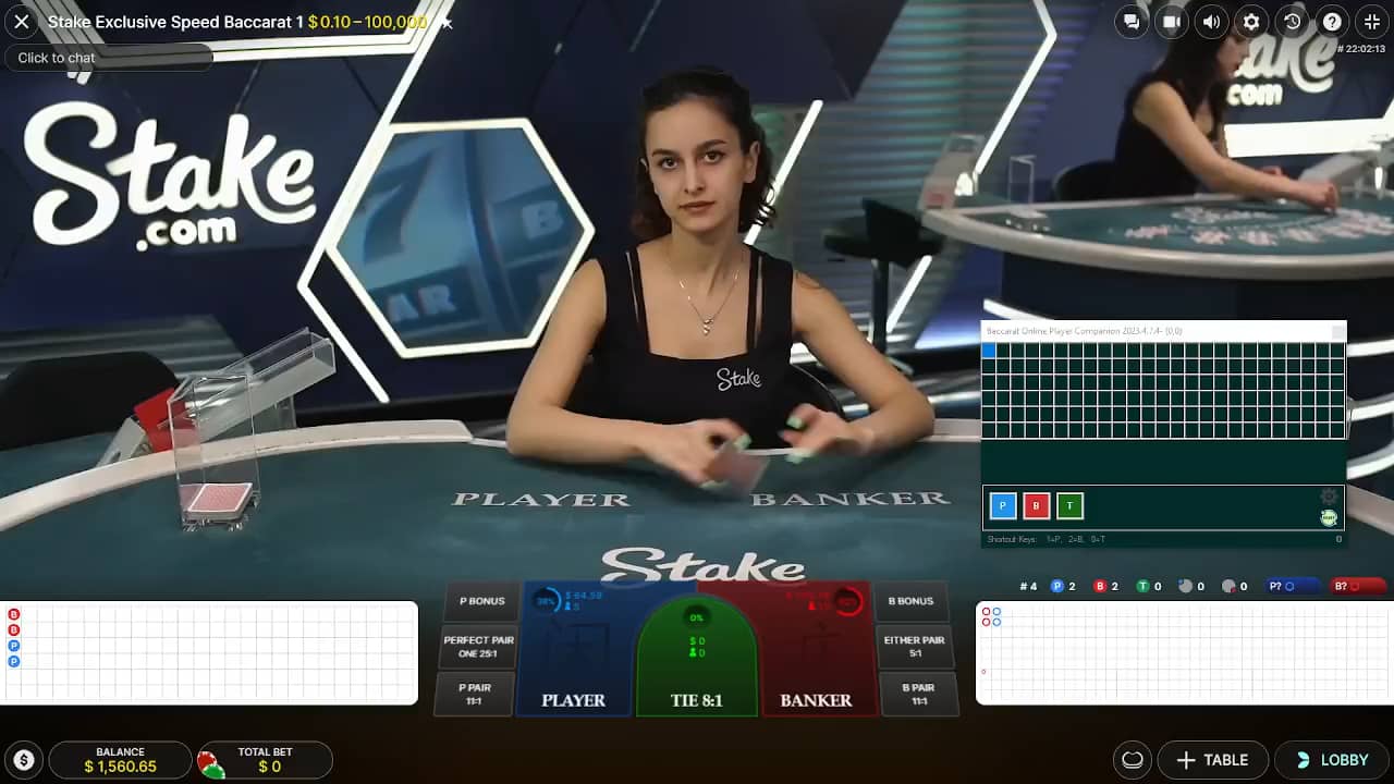 stake.com baccarat with player companion - 5 units within 8 minutes on ...