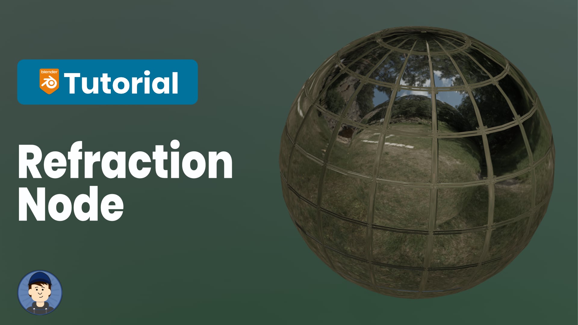 How to make an advanced glass material using the refraction node in ...