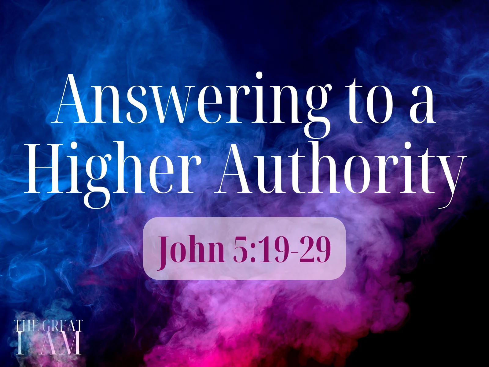 Answering to a Higher Authority - Sermon 04/23/23 on Vimeo