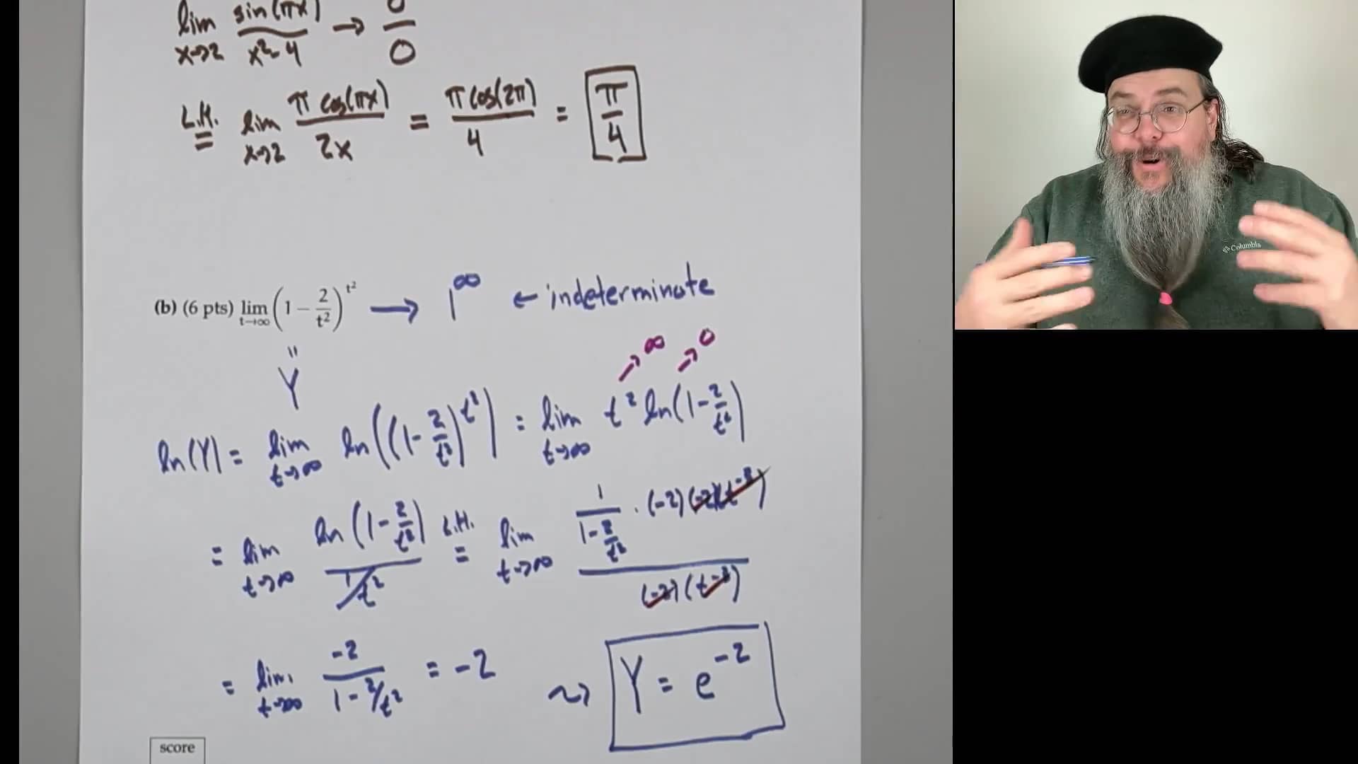 Calc 1, Exam 3 walkthrough (Fall 2022) on Vimeo
