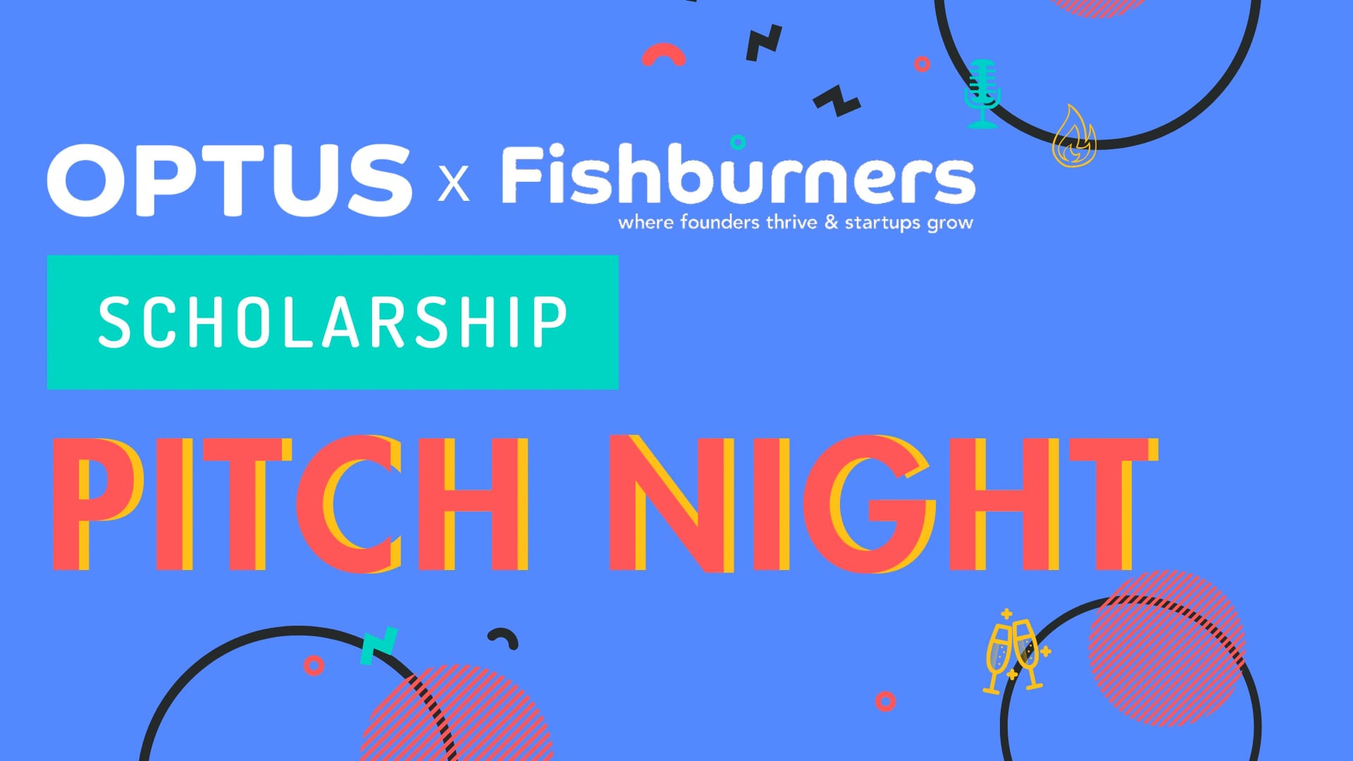 Optus Fishburners Scholarship Pitch Night on Vimeo