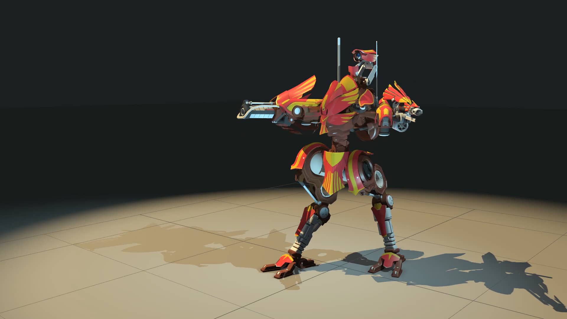 'Blazing core' rigging and animation, Cordelia on Vimeo