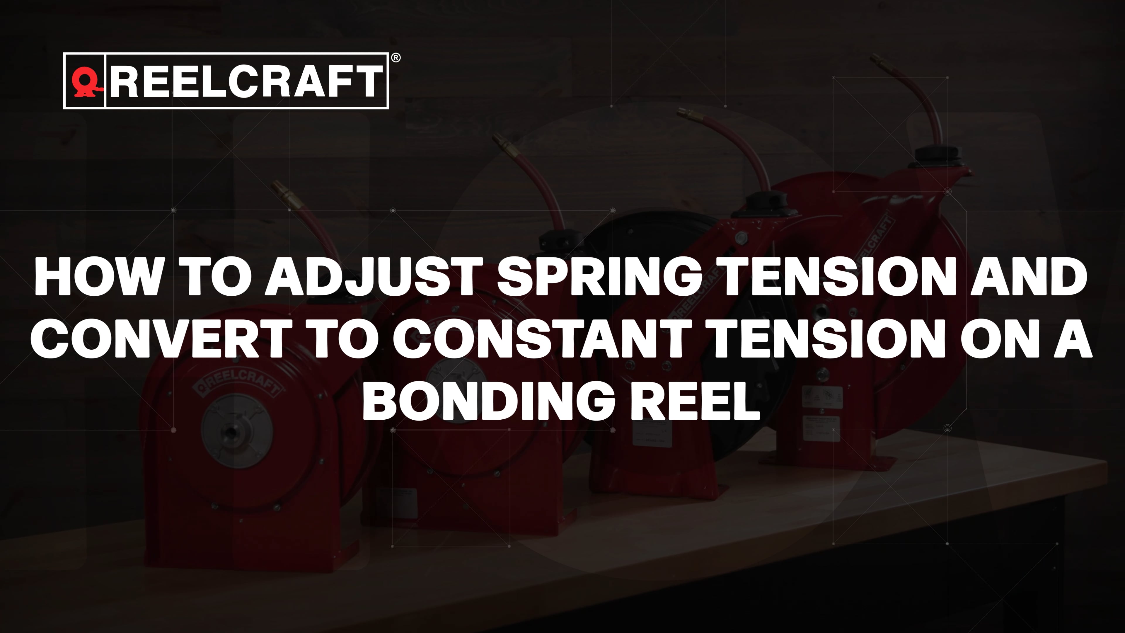 How to Adjust Spring Tension and Convert to Constant Tension ...