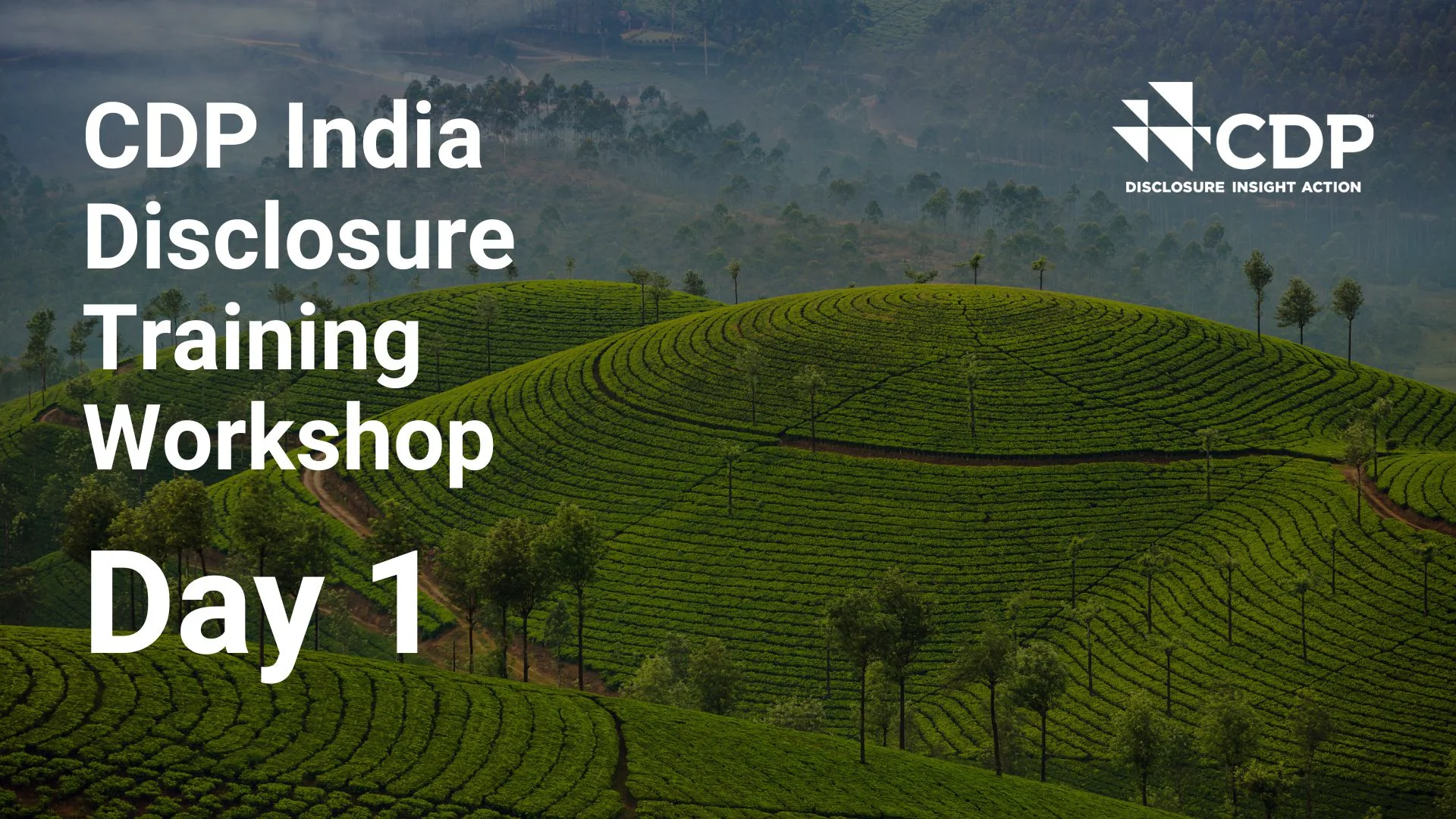 CDP India Disclosure Workshop 2023 - Day 1