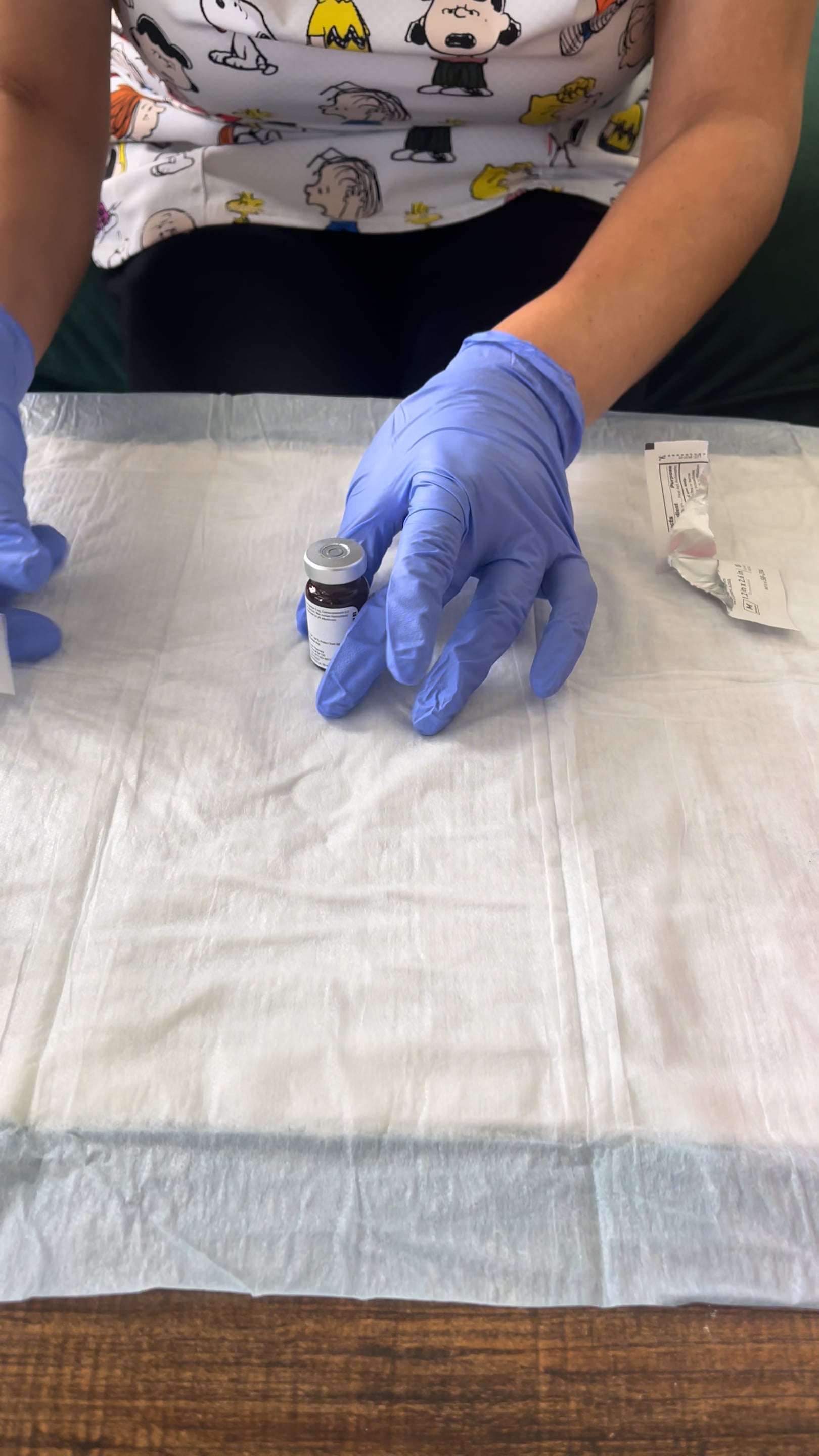 How to clean the vial on Vimeo