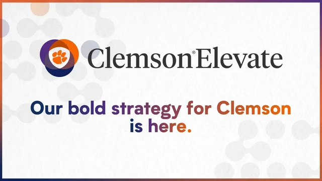 Clemson Elevate Strategic Plan Announcement