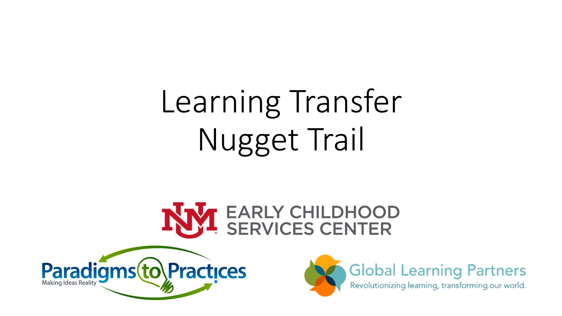 Learning Transfer Nugget Trail video