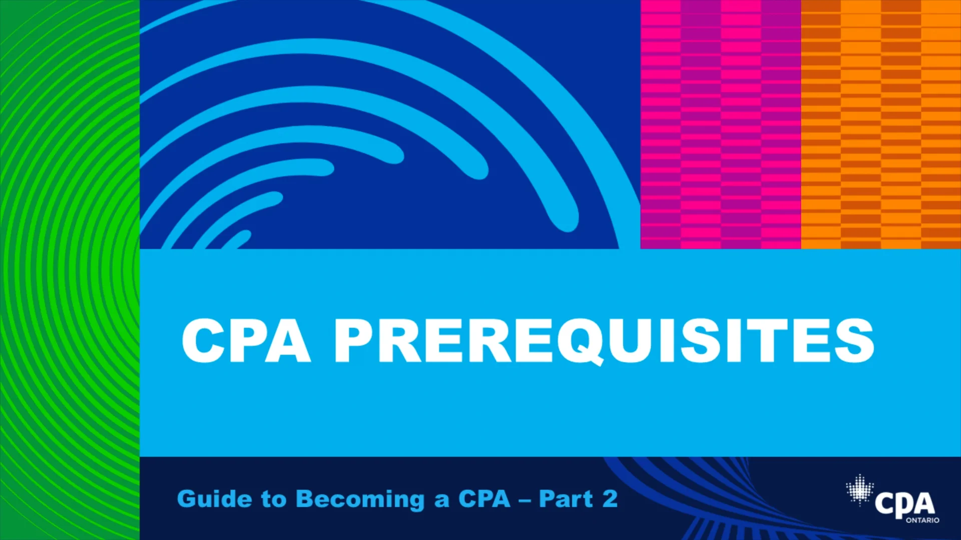 CPA Prerequisites – Part 2 on Vimeo