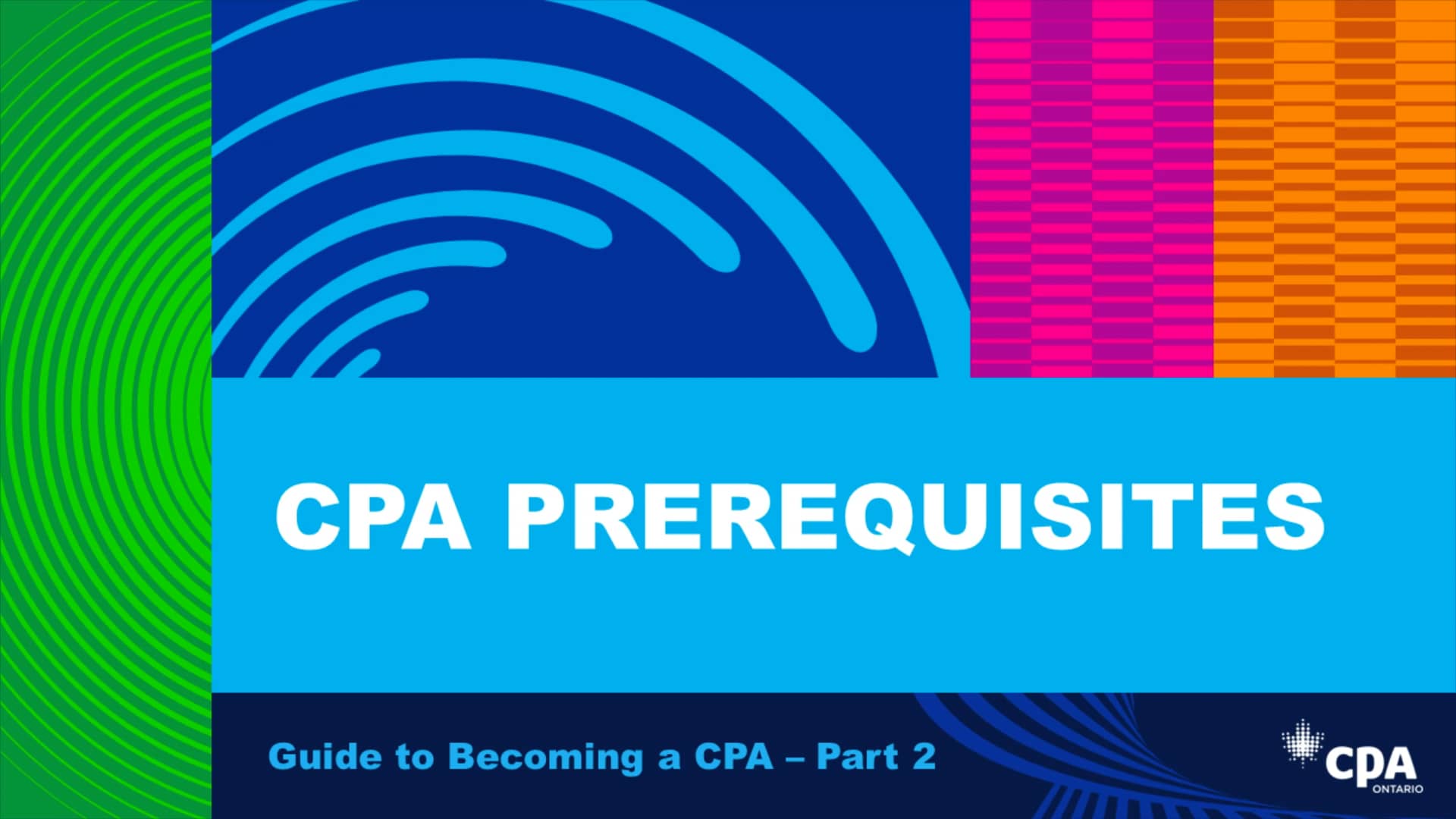 CPA Prerequisites – Part 2 on Vimeo