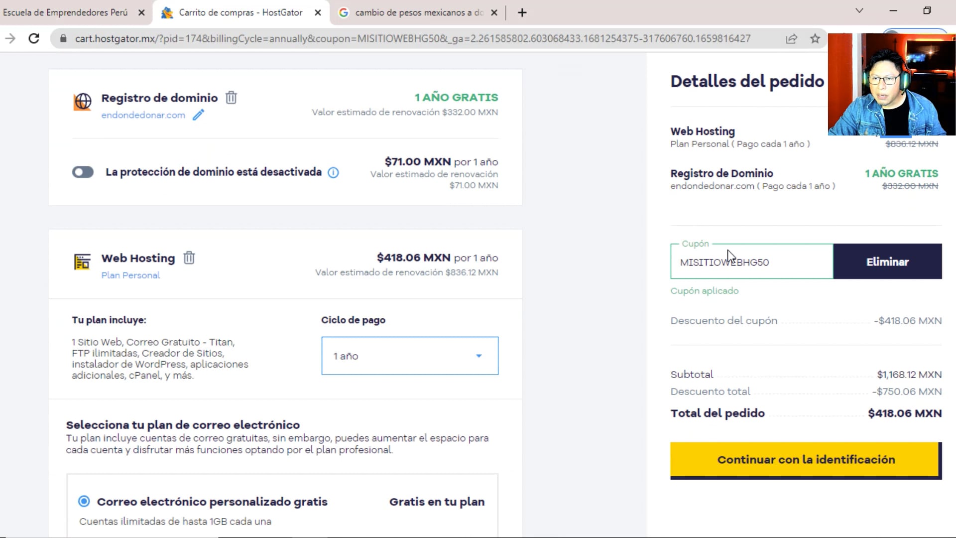 06 CURSO DE WP - ADQUIRIR UN HOSTING Y DOMINIO.mp4 on Vimeo