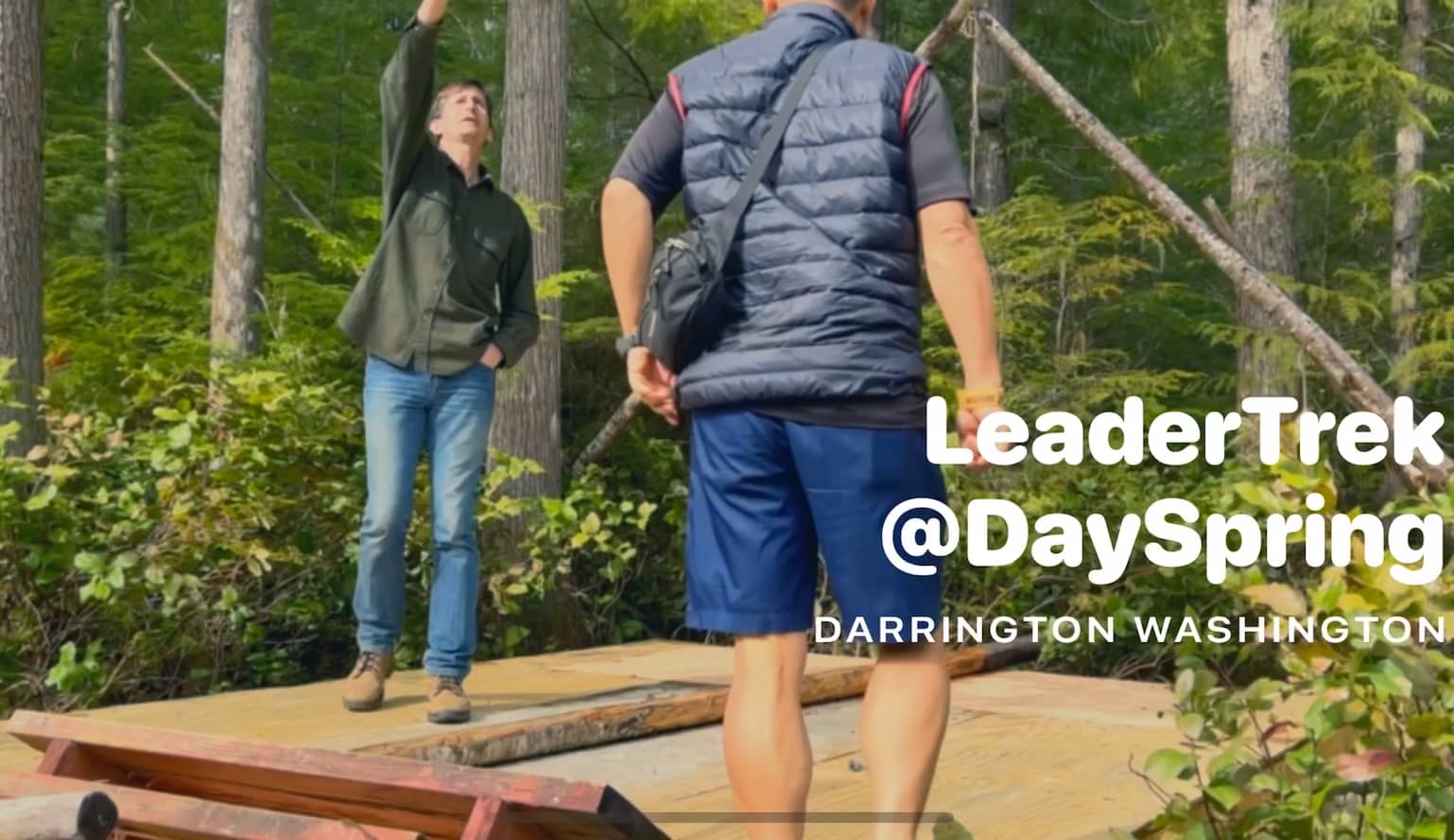 Preparing for Leadertrek with Carson at DaySpring in Darrington ...