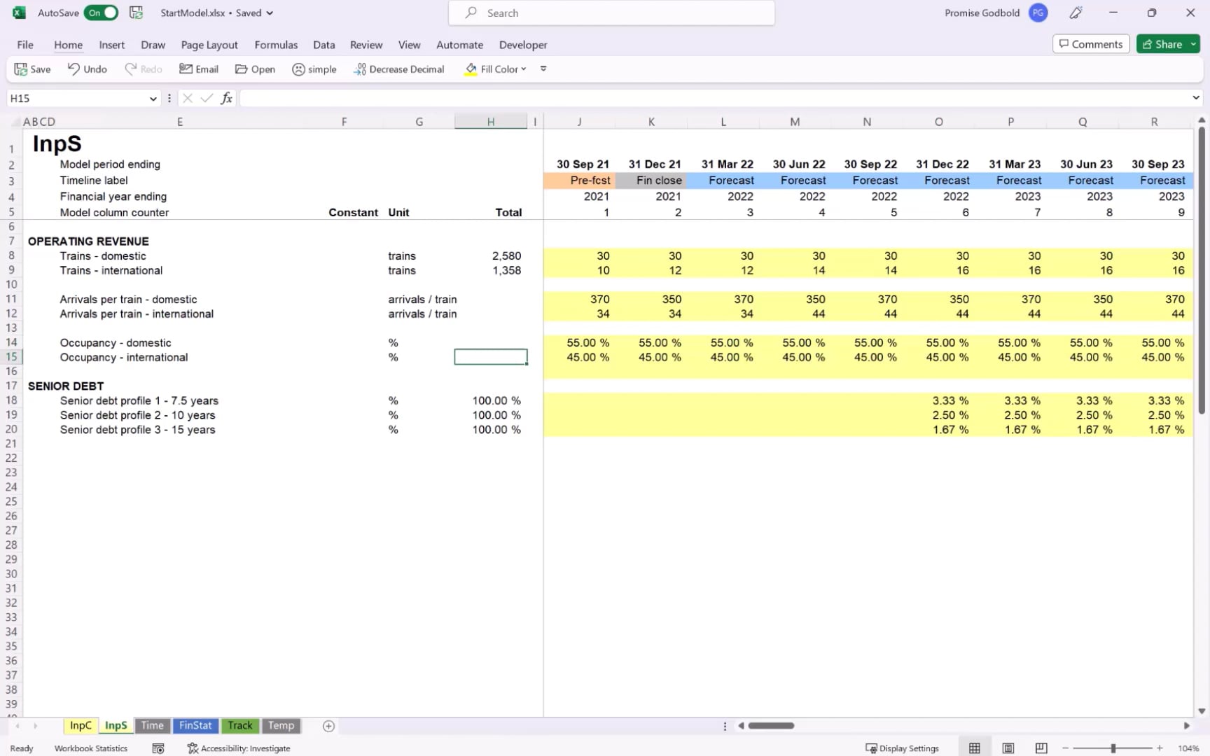 2.3 Review of Input Sheets on Vimeo