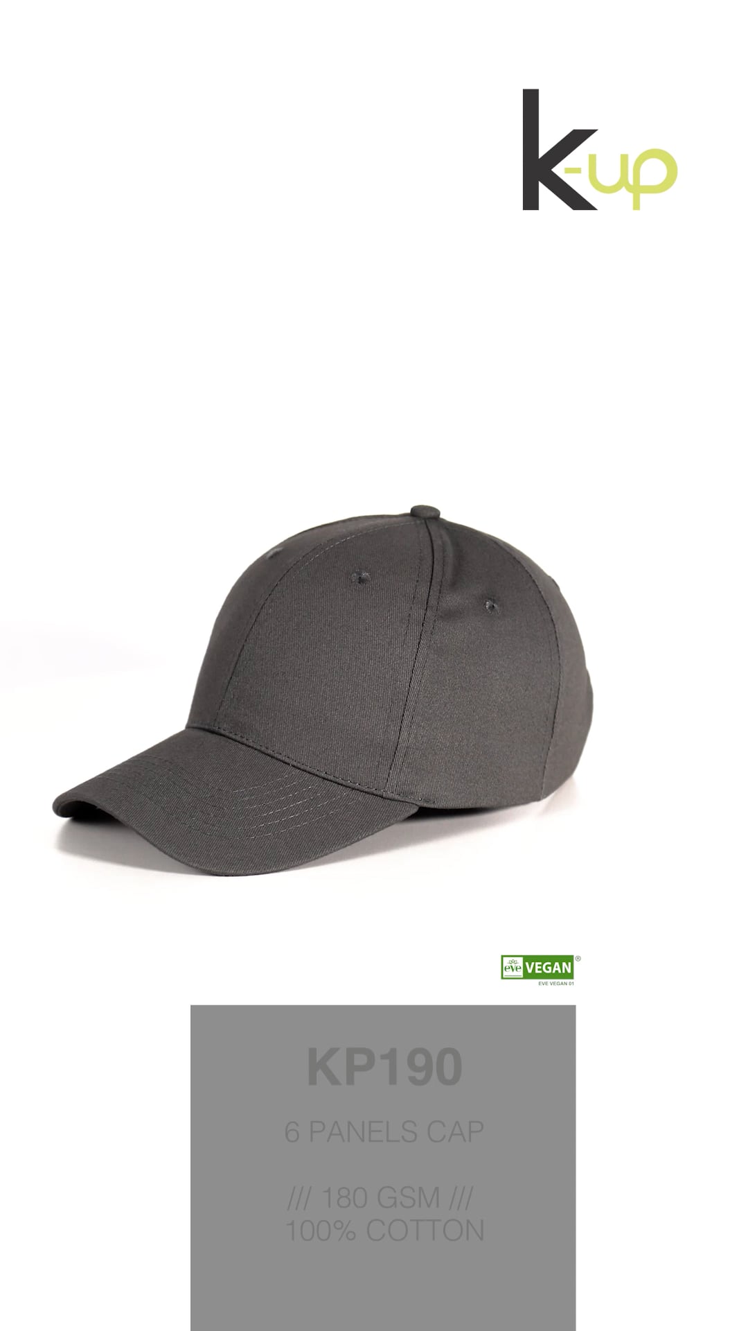 KP190- 6-panel cap on Vimeo
