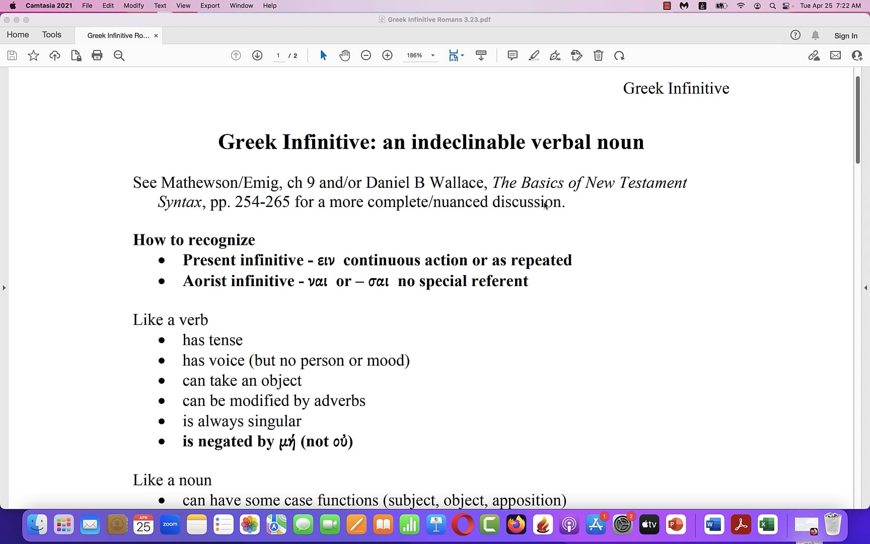 Greek Infinitive Romans.mp4 on Vimeo