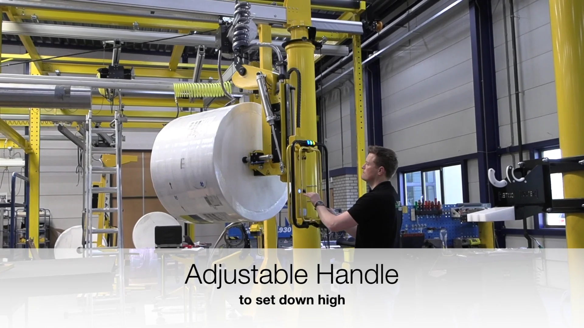 Roll handling solutions - Dotec RH150 TA roll handler tilting action ...