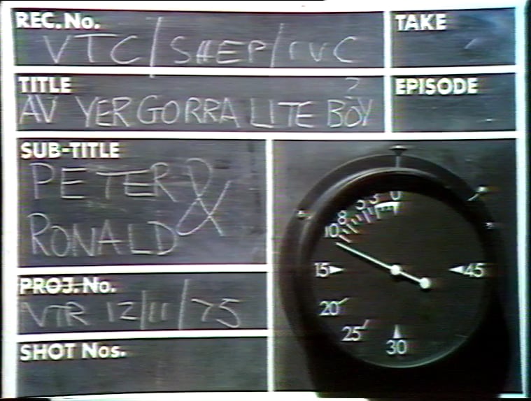 BBC Lighting Training exercise 1975 on Vimeo