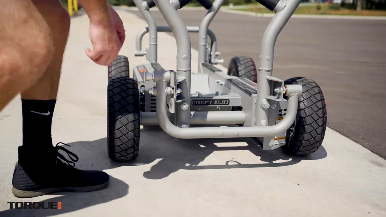 TANK Push Sled Exercises Bulgarian Split on Vimeo