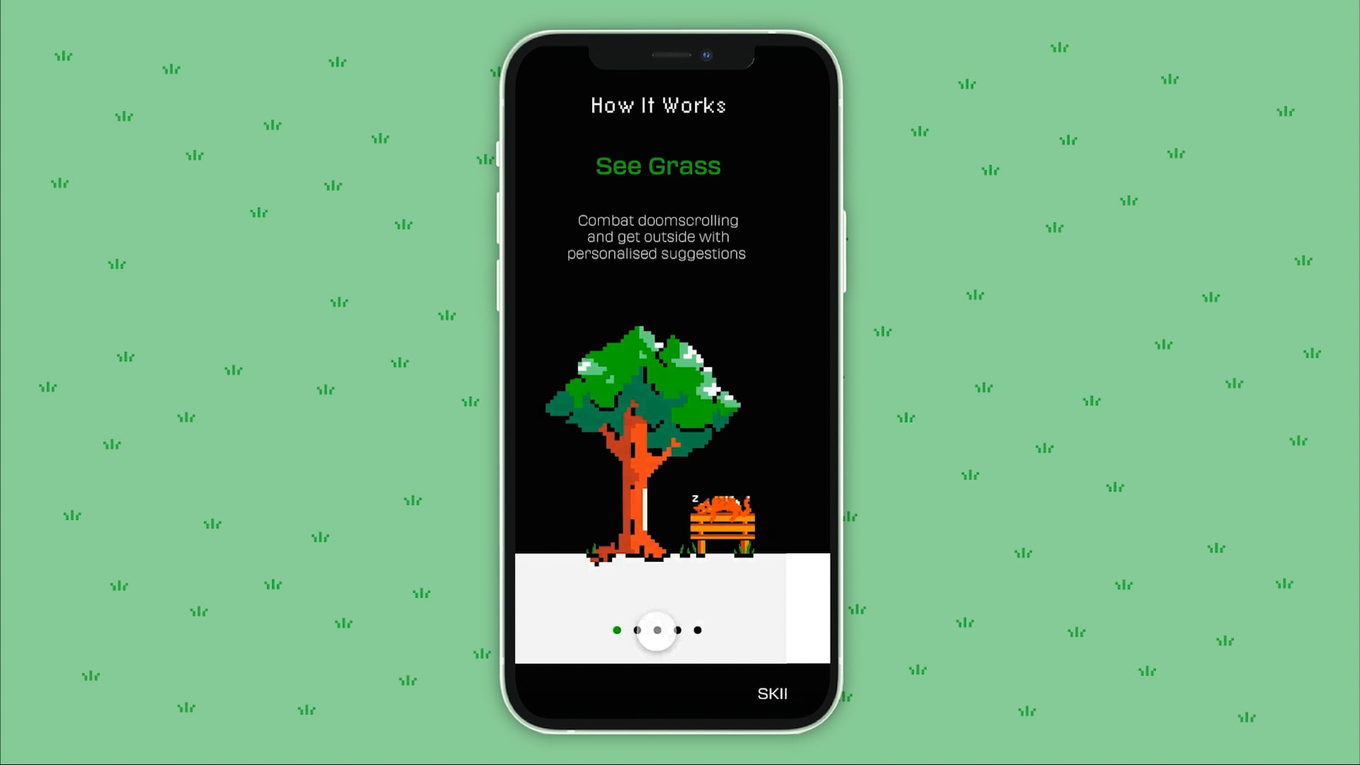Touch Grass App - Creative Conscience Submission - Freya Marriott on Vimeo