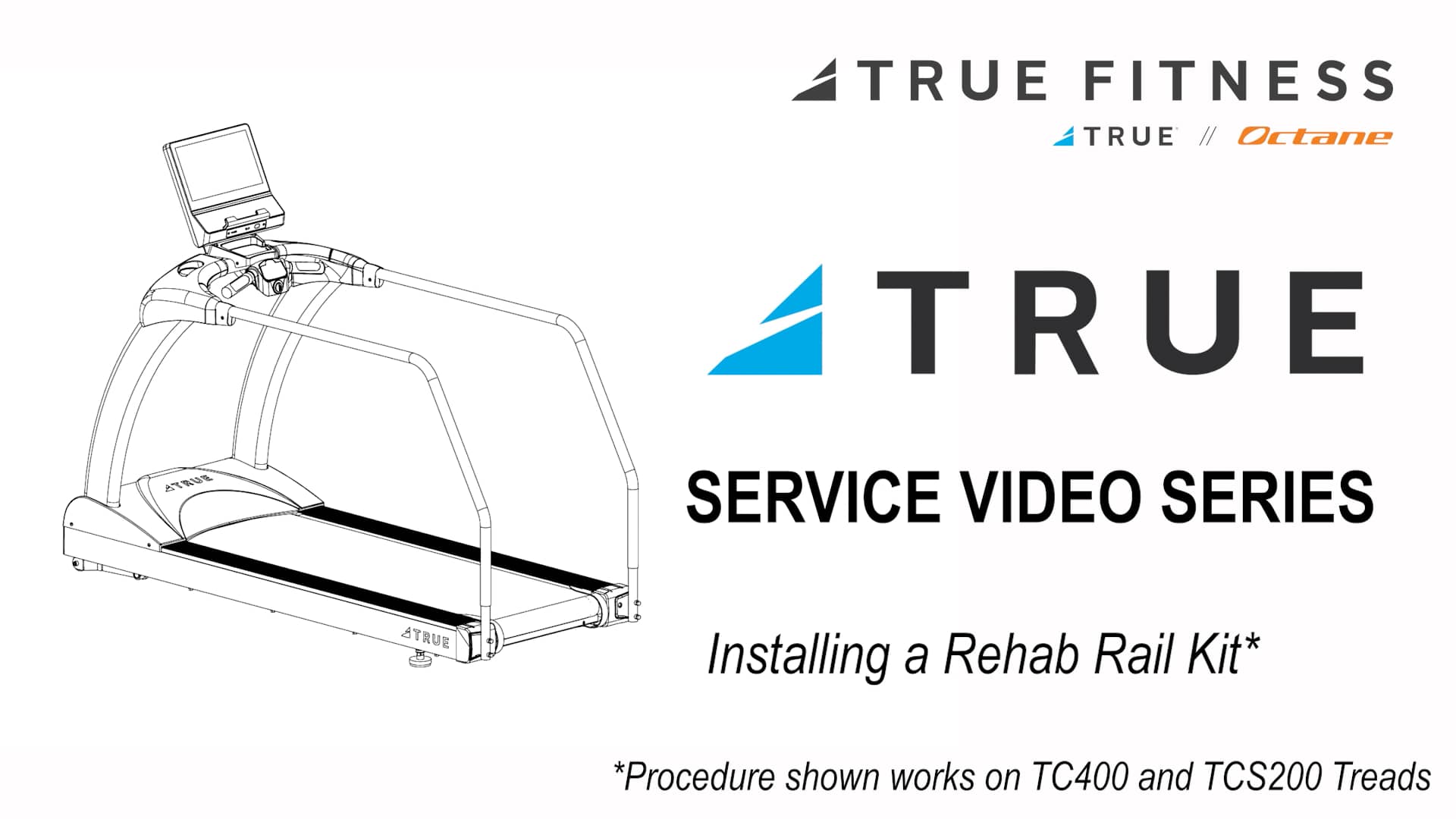 TRUE TCS200 TC400 Rehab Rail Kit Installation Video on Vimeo