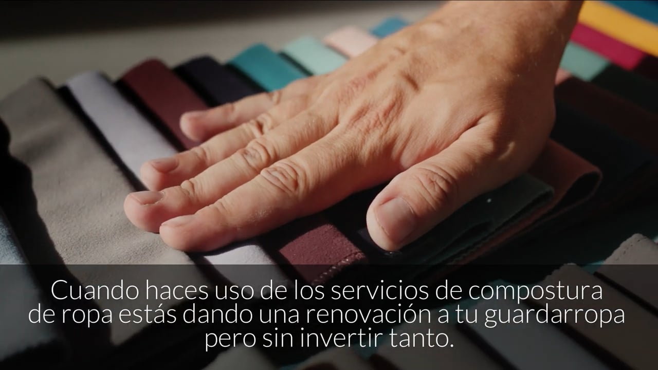 Compostura de ropa, la clave de la renovación on Vimeo