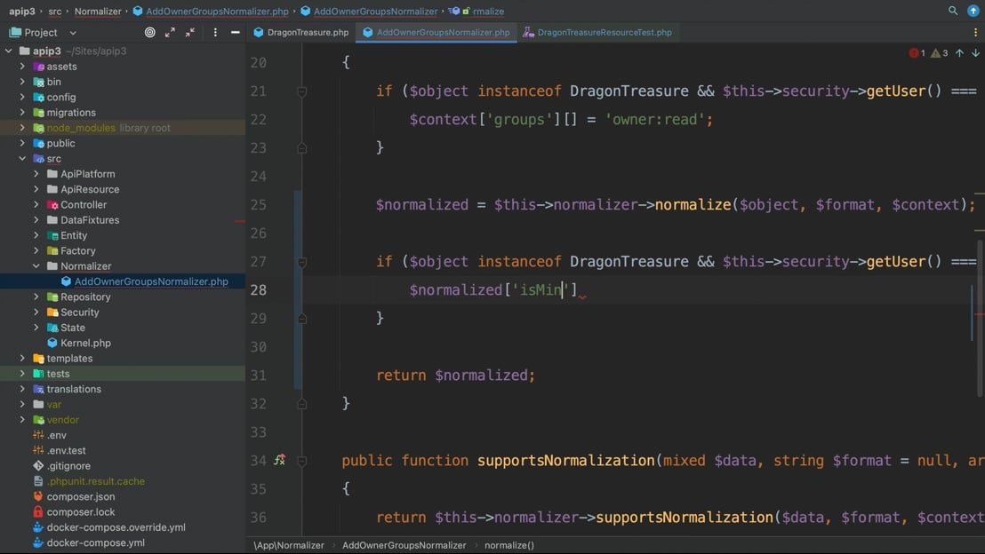 Totally Custom Fields Api Platform 3 Part 2 Security For Your Treasures Symfonycasts