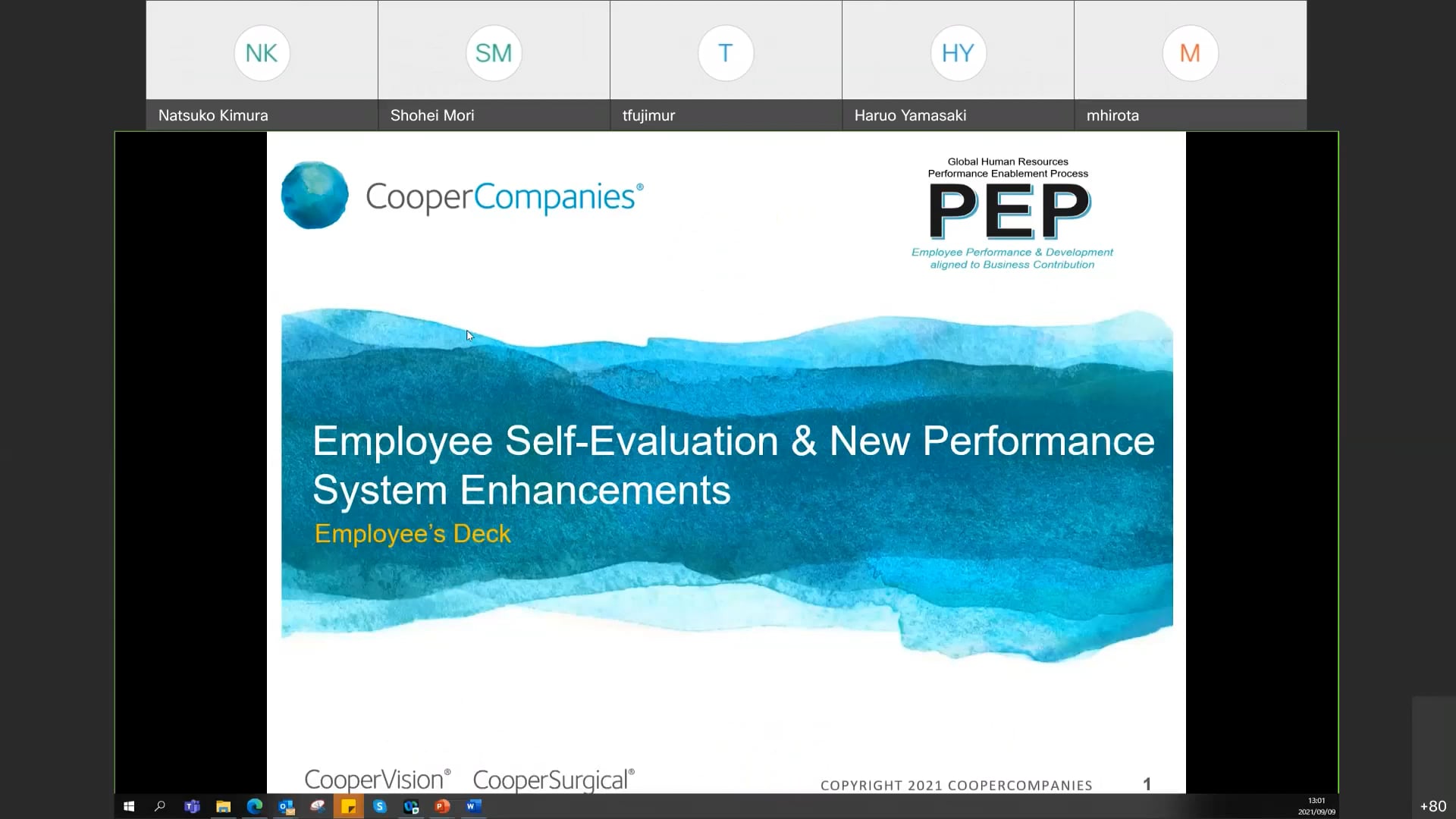 PEP Performance Enabelement Process 20210909 on Vimeo