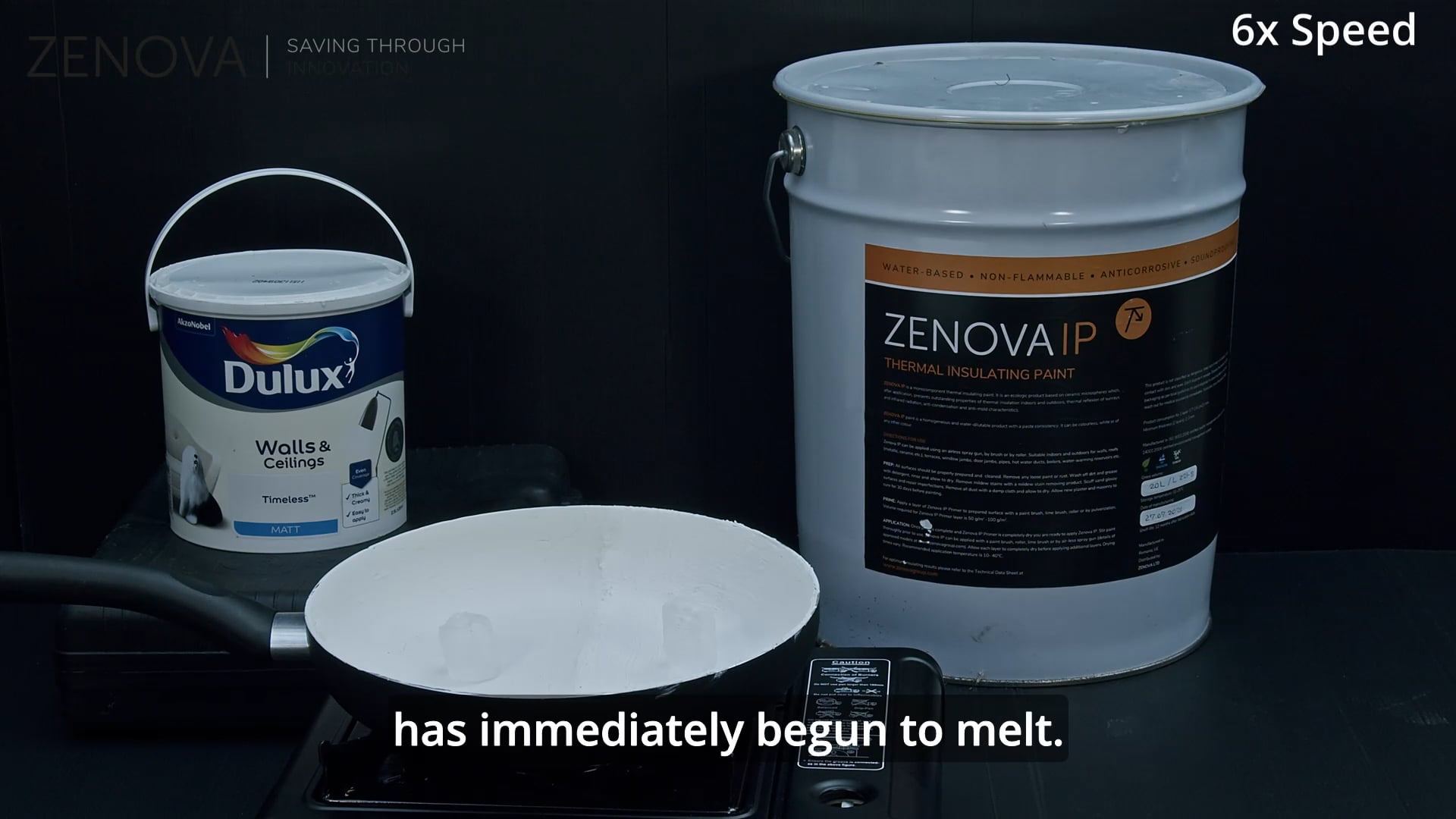 Zenova IP Ice Cube Test on Vimeo