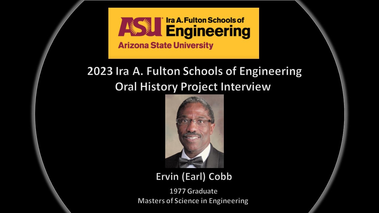 2023 Ira A. Fulton Schools of Engineering Oral History Project on Vimeo