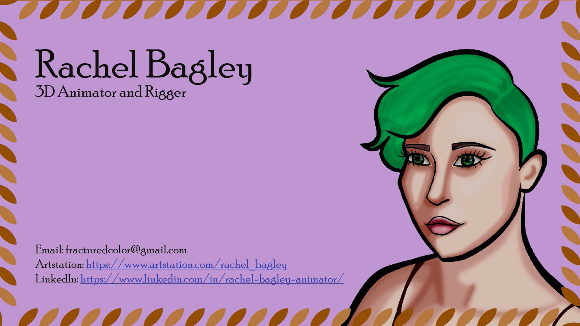 Rachel Bagley Demo Reel on Vimeo